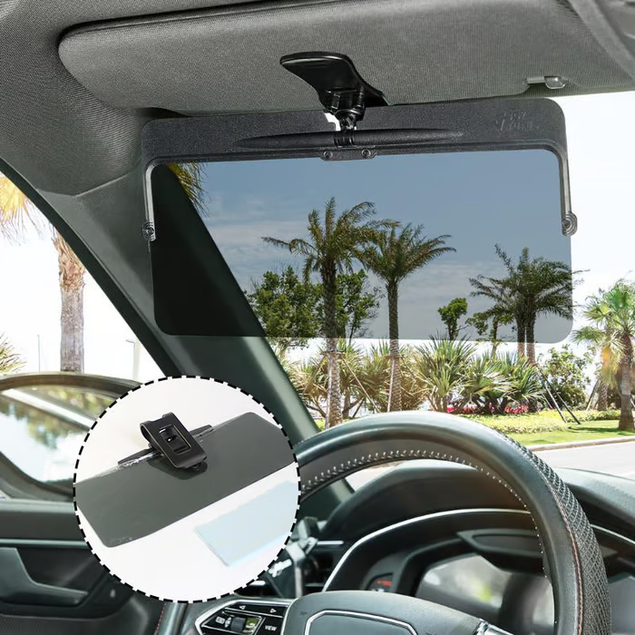 🚗Universal Car Sun Visor - 70% OFF! Polarized Glare Protection - Drive ...